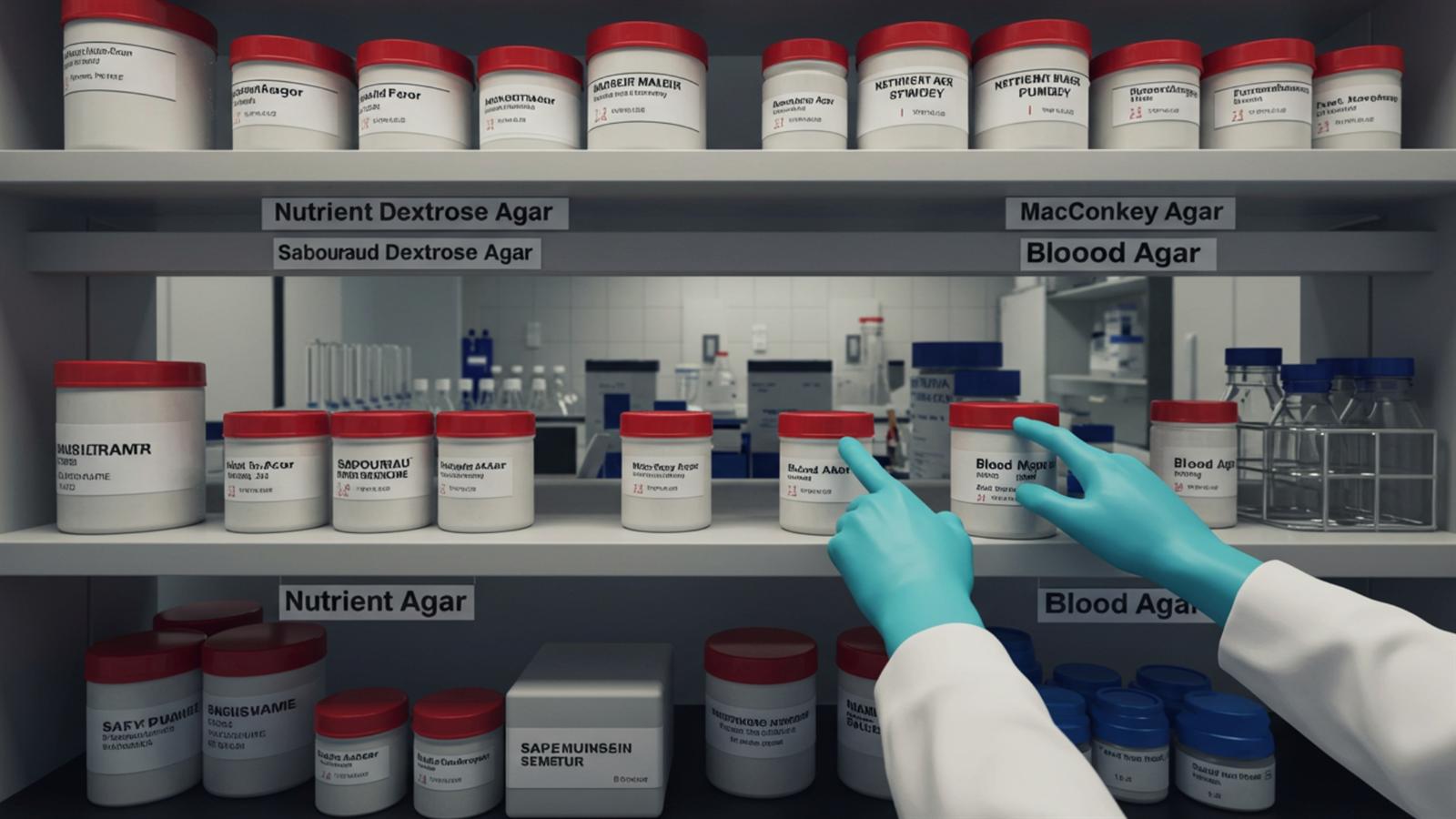 Preparation of culture media for inoculation